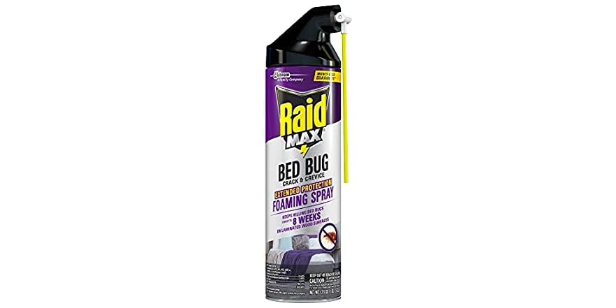 Raid Bed Bug Foam Spray, 6 Pack
