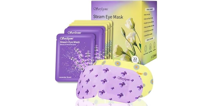 44 Packs Steam Eye Masks Self Heating