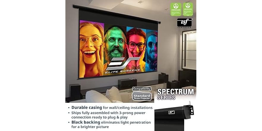 Elite Spectrum 100" Projector Screen
