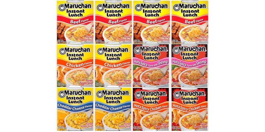 12-Pk Maruchan Instant Ramen Noodles