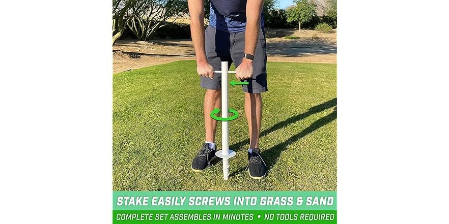 GoSports Backyard Tetherball Gam