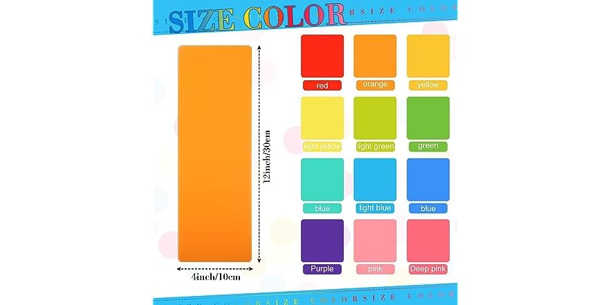 60 Pcs Book Dividers with Stickers