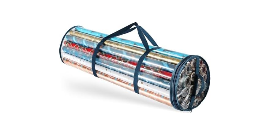 Hearth & Harbor Clear Wrapping Paper Storage Container