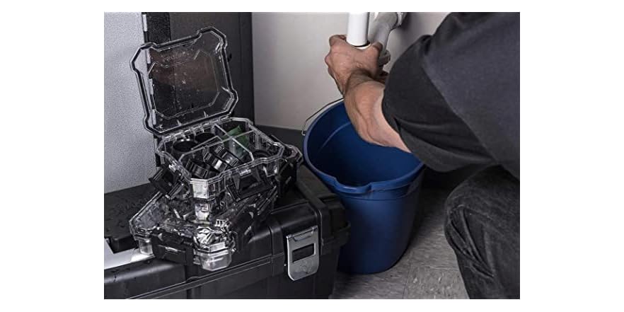 6-Compartment Waterproof Storage Bin