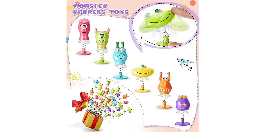 24 PC Big Eye Spring Launcher Toys