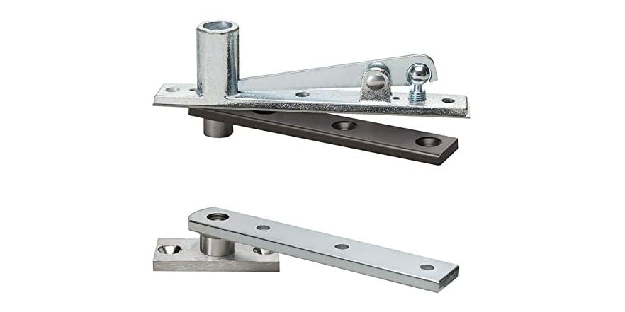 Center Hung Pivot Hinges, Satin Chrome