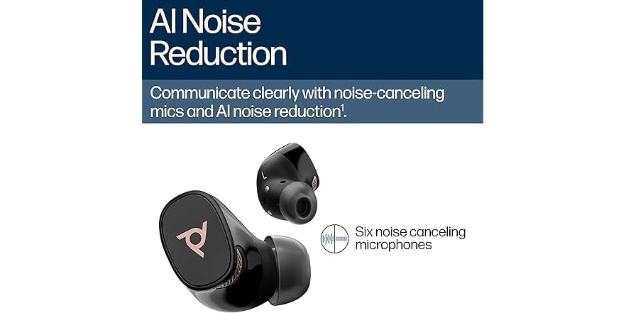 (NEW) Poly Voyager Free 20 – ANC Wireless Earbuds