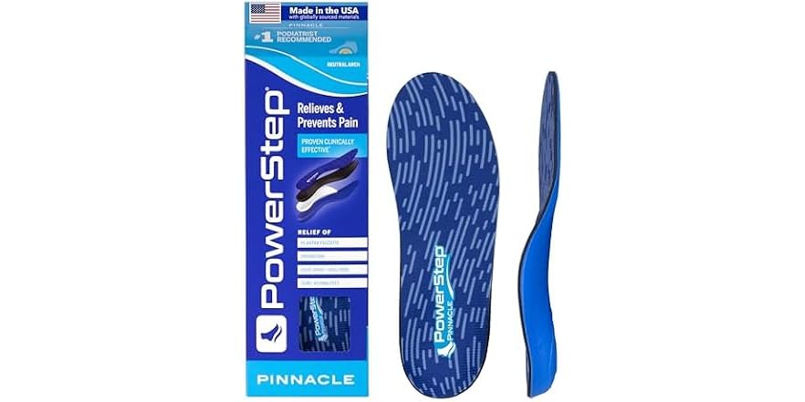 PowerStep Pinnacle Arch Support Insoles