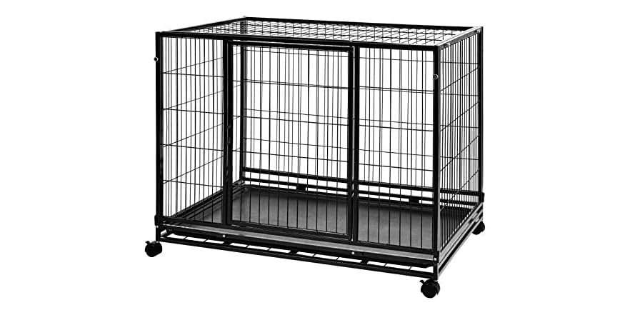 Amazon Basics Heavy Duty Stackable Pet Kennel
