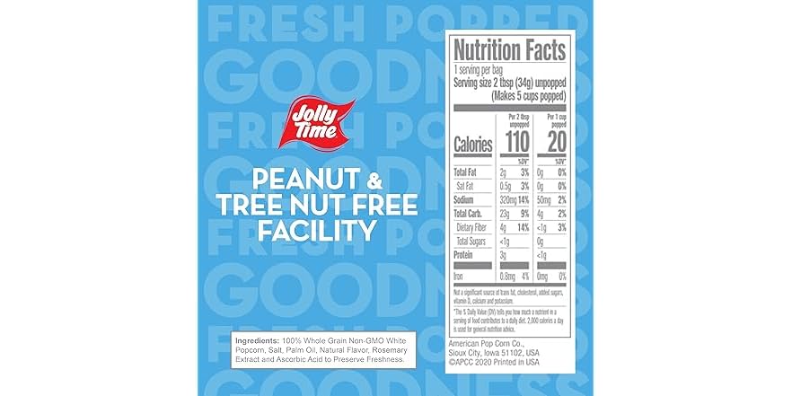 JOLLY TIME Mini Popcorn, 30ct