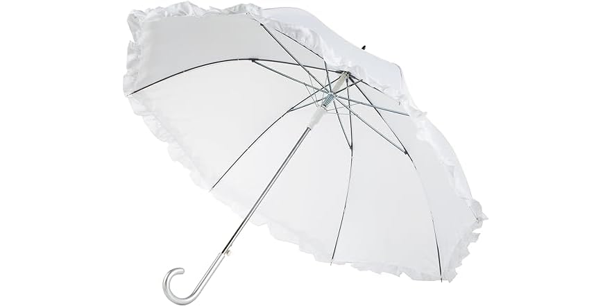 totes Women's Auto Open Ruffle Umbrella