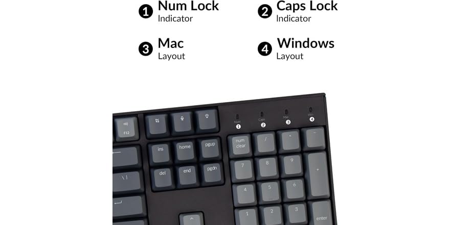 Keychron K10 Full-Size Mechanical Gaming Keyboard (Open Box)