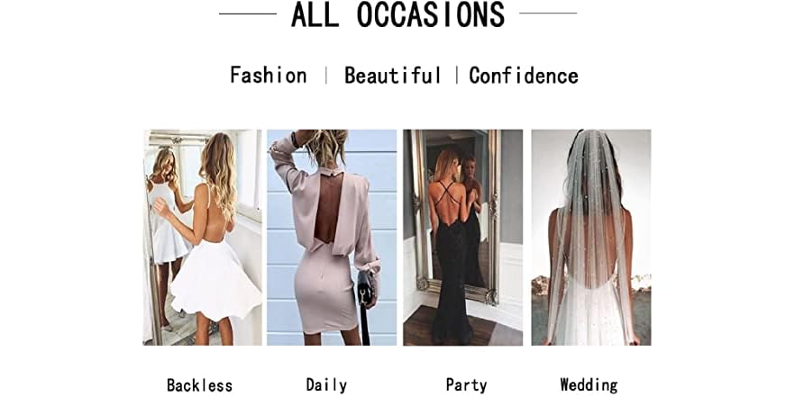 Push Up Adhesive Backless Bra D Cup