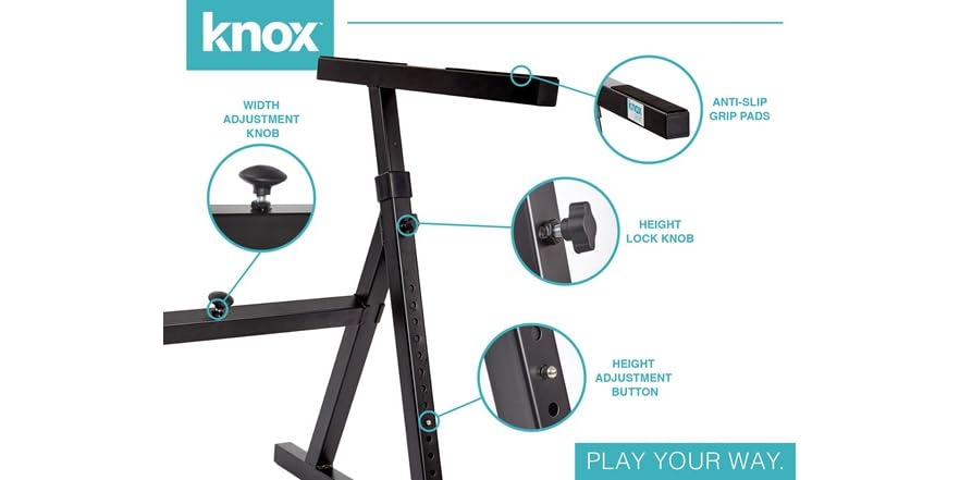 Knox Gear Z Style Adjustable Piano Keyboard Stand