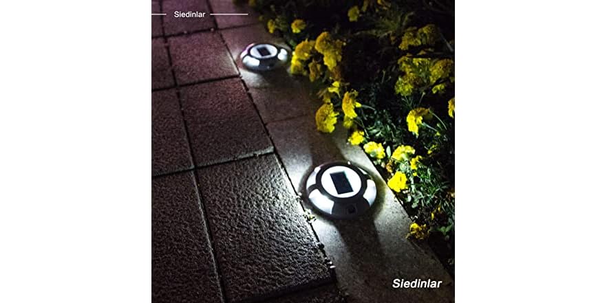 Boundaries Solar Deck Lights, 4 Pack