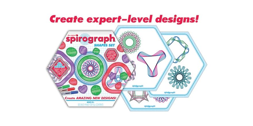 Spirograph Junior & Shapes Set Bundle