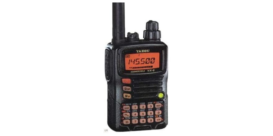 YAESU Tri-Band Yaesu VX-6R Submersible Amat