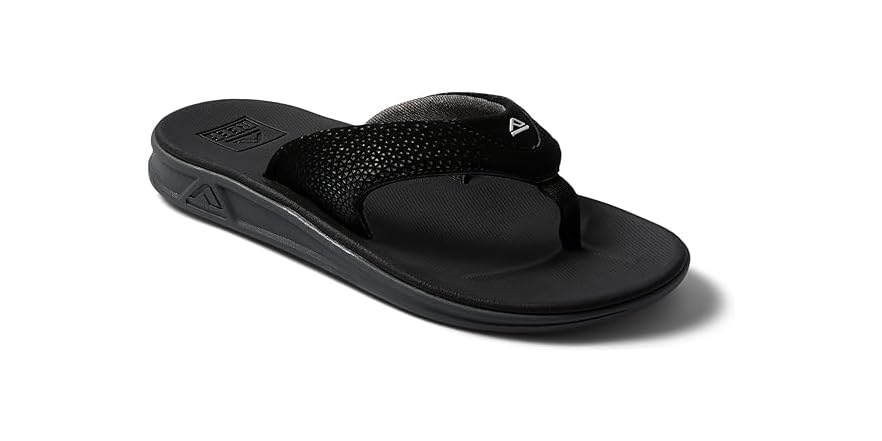 Reef Men's Sandals, Reef Rover, Black, 8