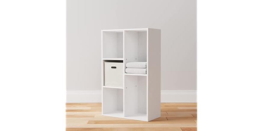 Amazon Basics 5-Cube Organizer Bookcase