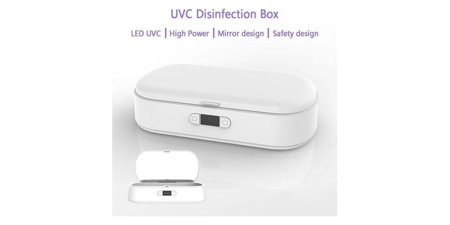 CASEPH Portable UV Sterilization Box w/ Wireless Charging