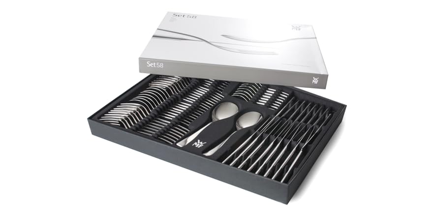 WMF 58-Piece 18/10 Flatware Set-2 Styles
