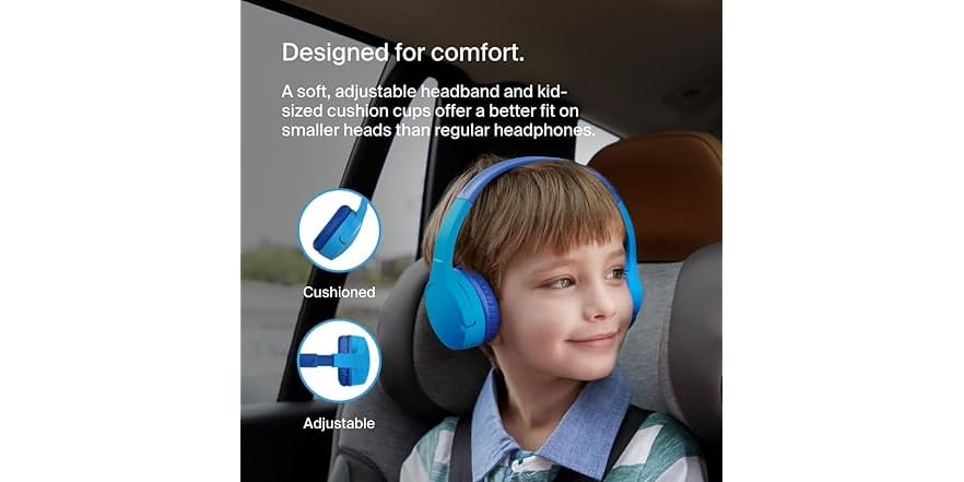 Belkin SoundForm Mini Wireless Bluetooth Headphones for Kids