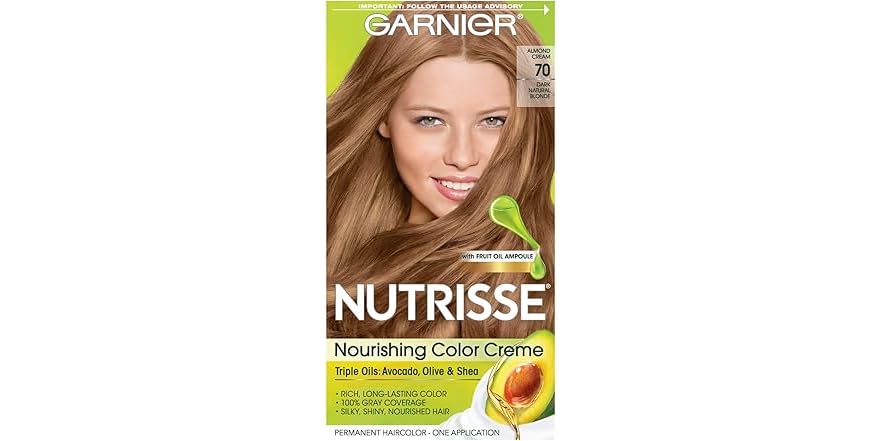Garnier Nutrisse Haircolor - 70 Almond Creme