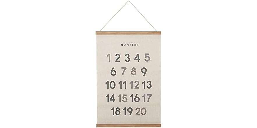 Bon et Beau Embroidered Number Poster