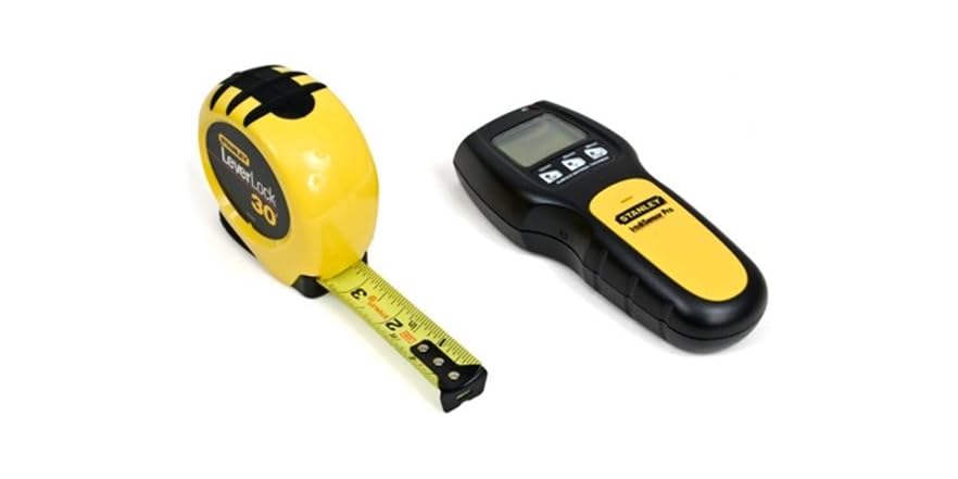 Stanley Intellisensor Pro Stud Finder with 30 Foot Locking Tape Measure