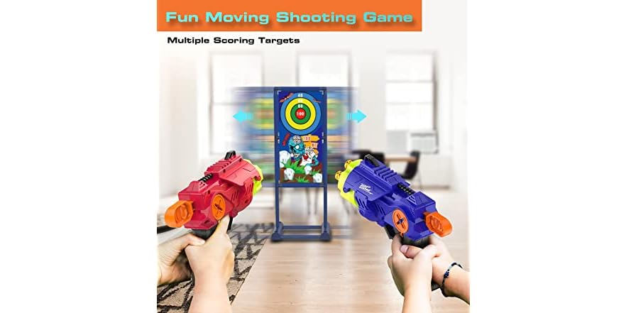 iDock Moving Foam Shooting Target Game Toy