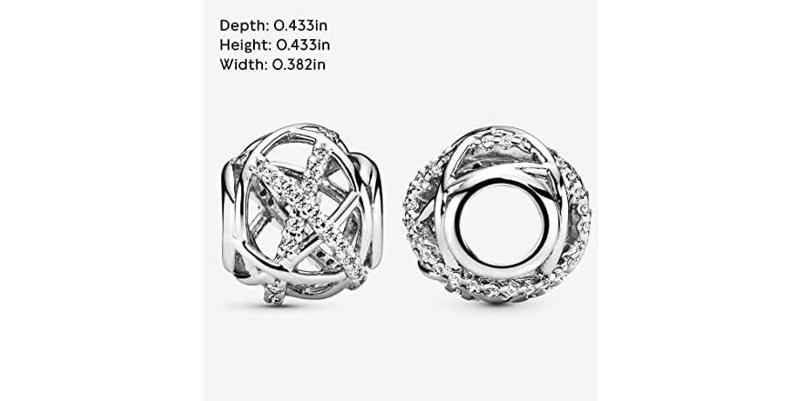 Pandora Sparkling Galaxy Openwork Charm