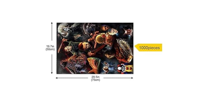 Horror Classic Movie 1000 Pieces Jigsaw Puzzle