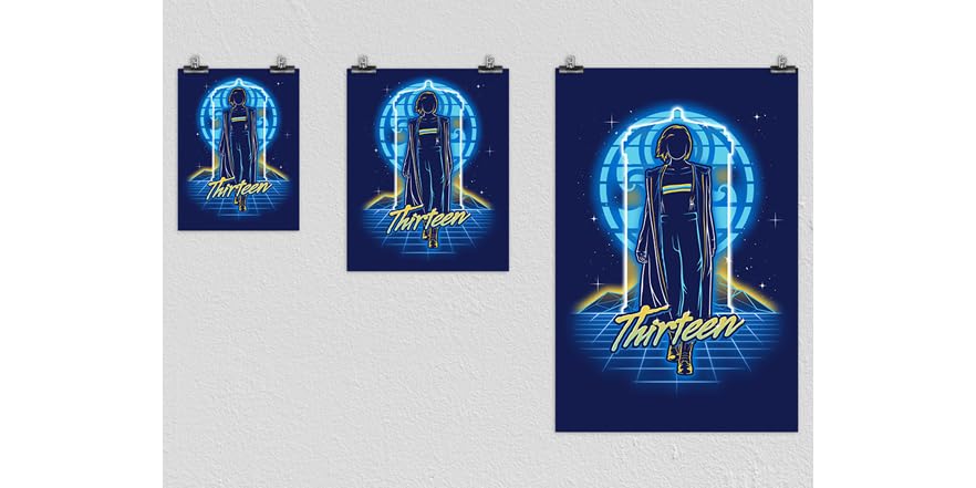 "Retro Thirteenth Doctor" Poster