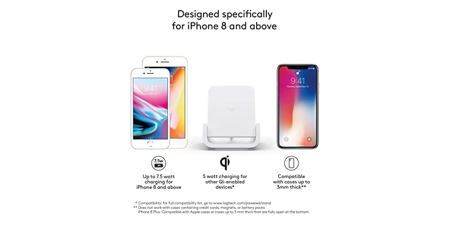 Logitech Powered Wireless Charging Stand