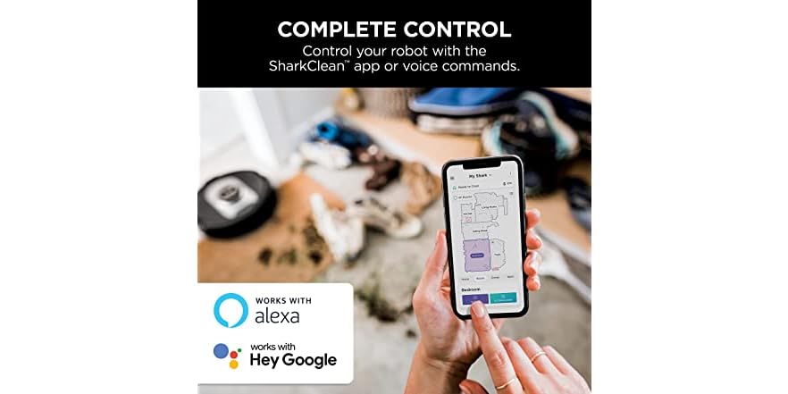 Shark SHARK RV2502AE AI Ultra Robot Vacuum with XL HEPA Self (Open Box)