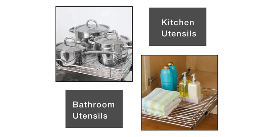 Smart Design Pull Out Cabinet Shelf