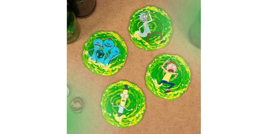 Paladone Rick and Morty 3D Coasters USA