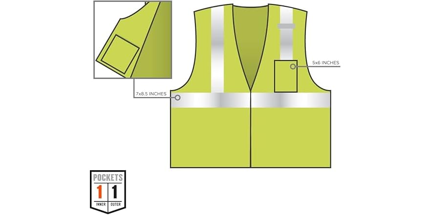 Ergodyne Ergodyne GloWear 8210Z ANSI Economy High Visibi
