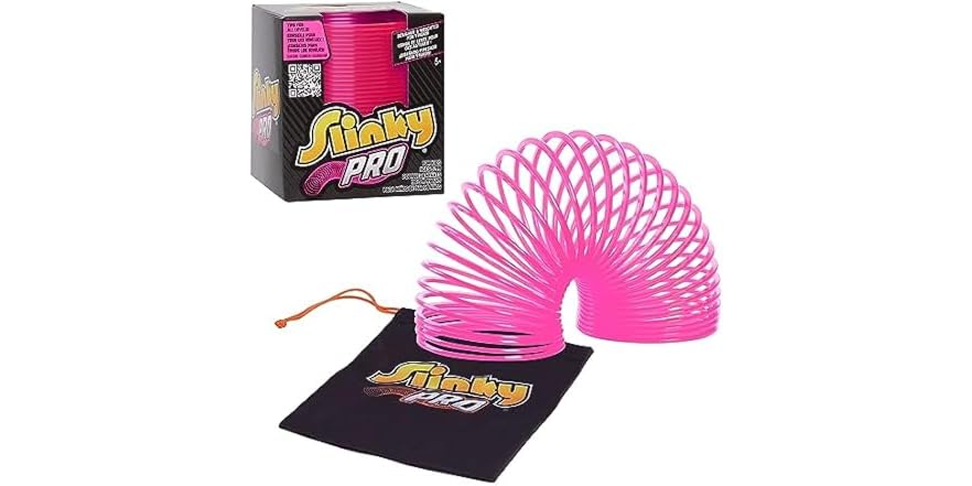 Slinky Pro Pink Spring Fidget Toy