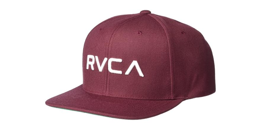 RVCA Men's Adjustable Straight Brim Hat