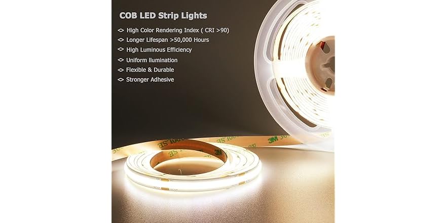 LED Strip Light Natural White 4000K