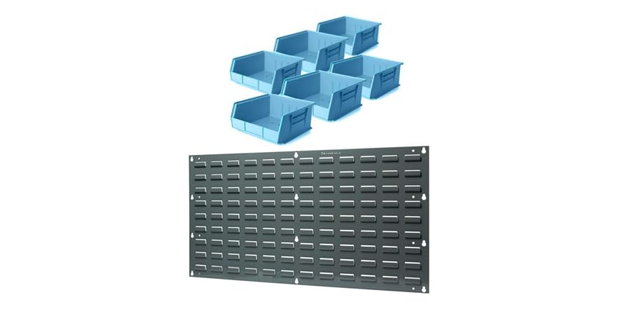 Storage Bin + Louvered Panel - Choose Your Size