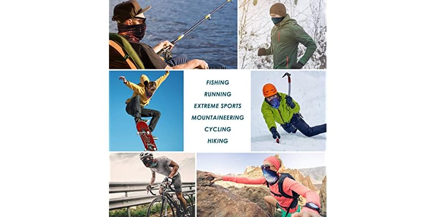 Doerix Neck Gaiter Face Mask