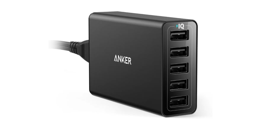 Anker PowerPort 5-Port 40W USB-A Desktop Charging Hub