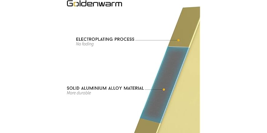 10 Pack Half Moon Gold Cabinet Pulls