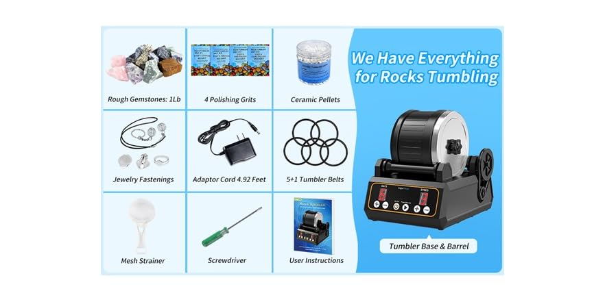 Rock Tumbler Kit, K1 Basic Edition