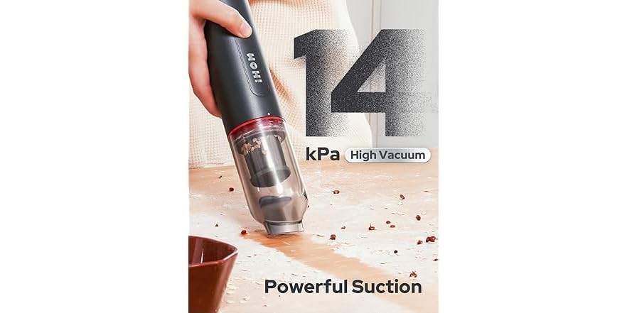 iHom IVC-1001B Car Vacuum Cleaner, Black