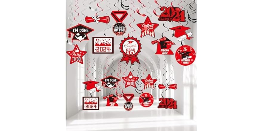 30 PC Graduation Party Decorations