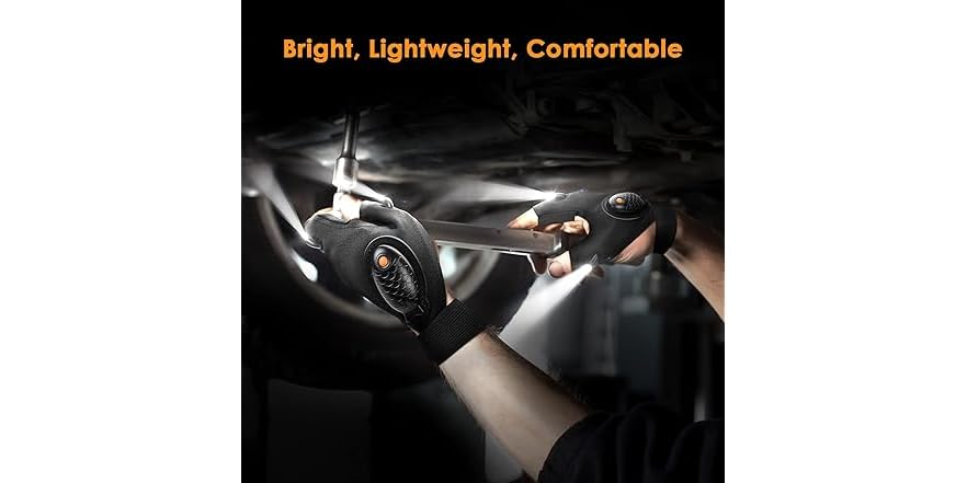 HANPURE Rechargeable Flashlight Gloves