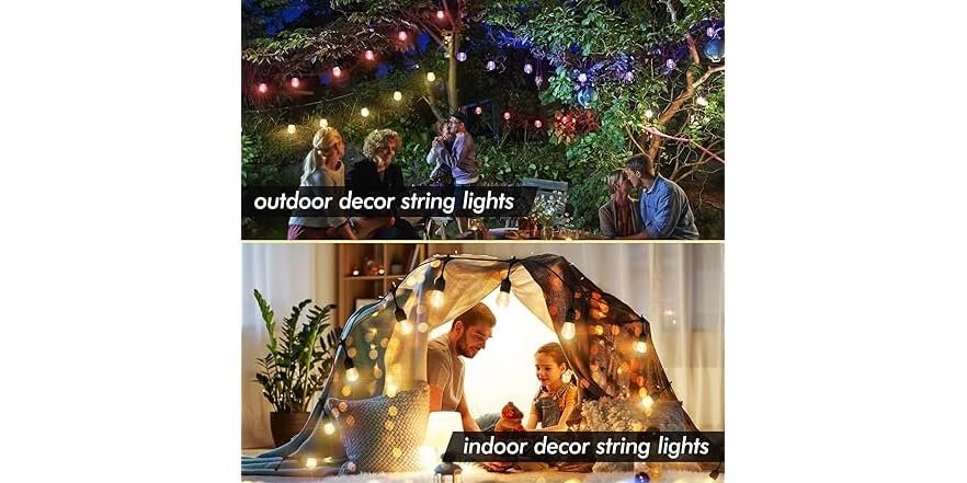 48ft RGB String Lights
